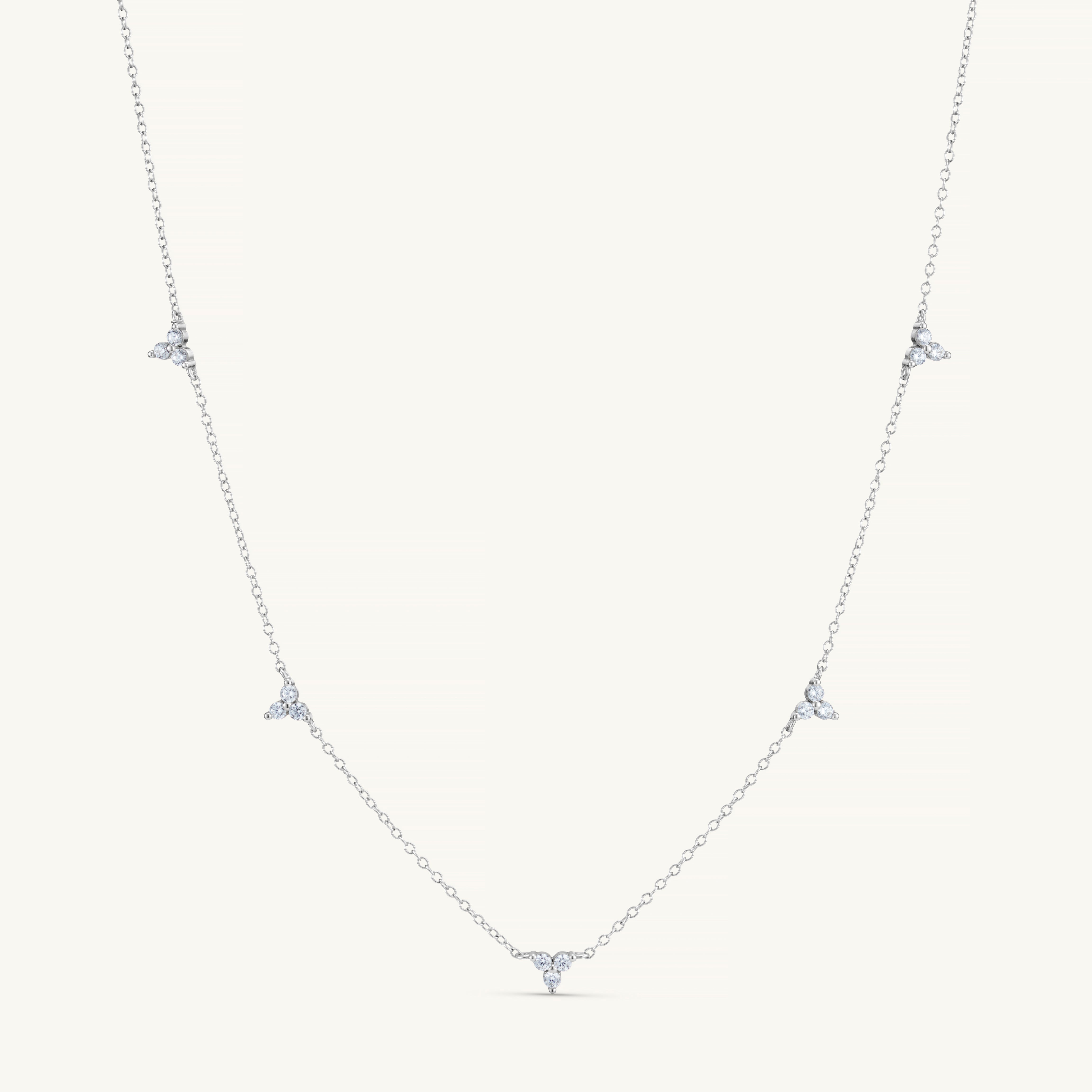 Trinity Infinity Necklace Silver – Dylan Oaks UK